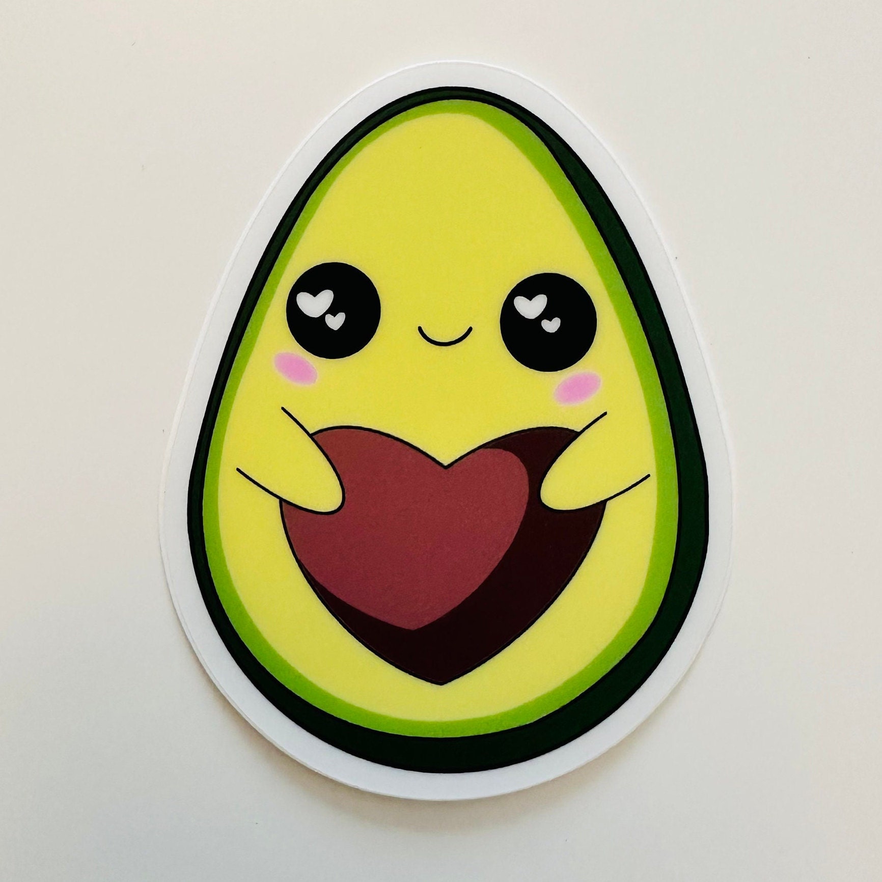 Avocuddle Avocado Sticker | Waterproof | Scratchproof | Mug, Bottle ...