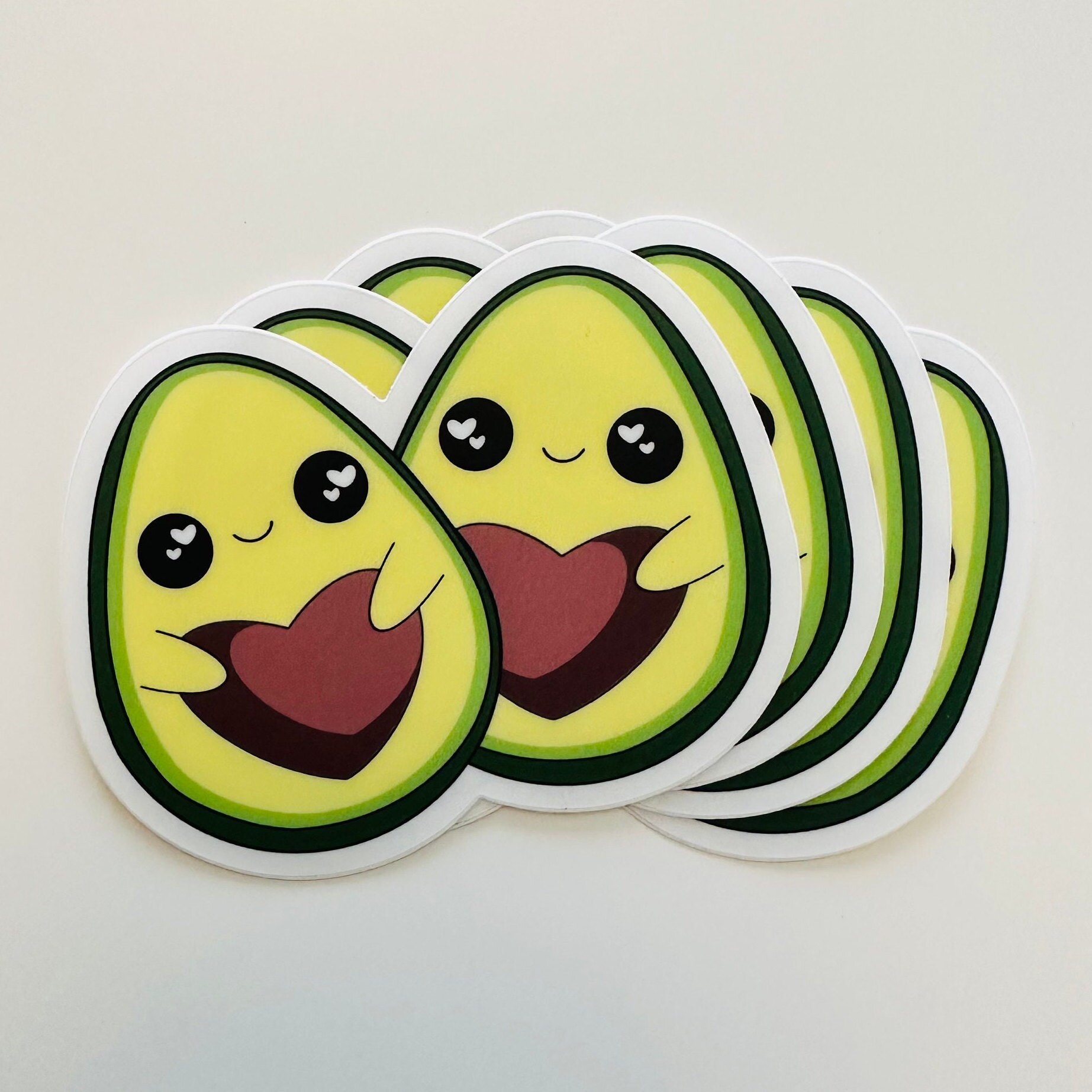 Avocuddle Avocado Sticker | Waterproof | Scratchproof | Mug, Bottle ...