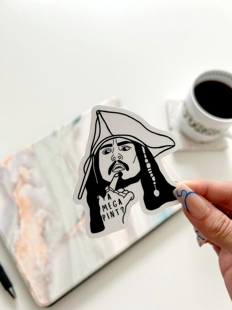 Johnny Depp Stickers Mega Pint Objection Hearsay Waterproof ...