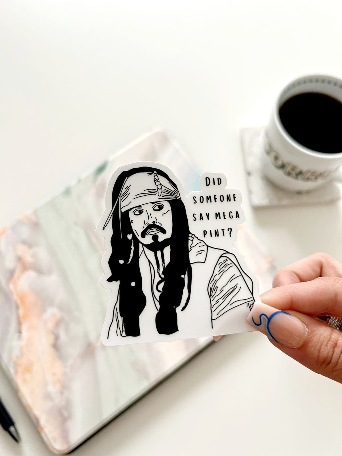 Johnny Depp Stickers Mega Pint Objection Hearsay Waterproof ...