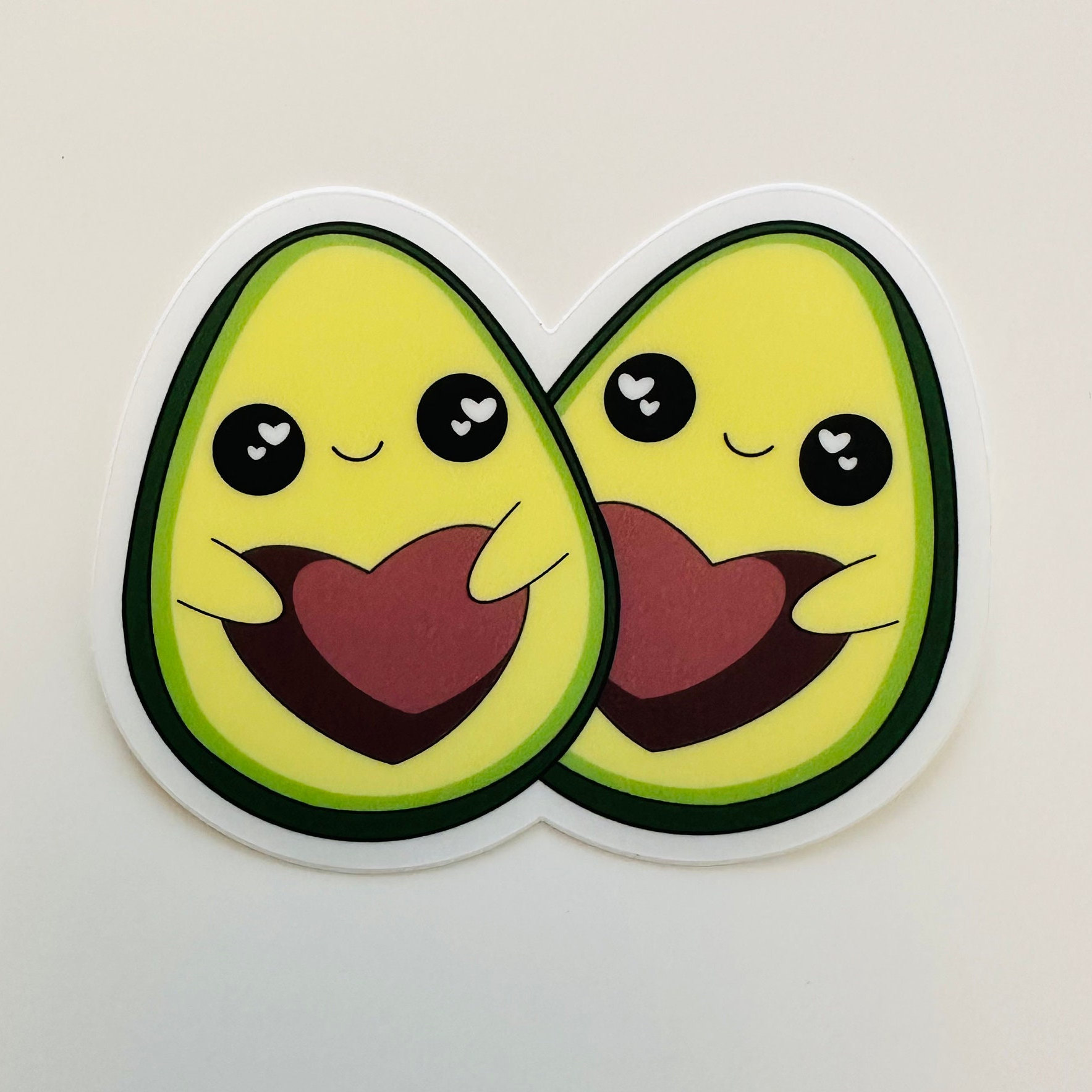 Avocuddle Avocado Sticker | Waterproof | Scratchproof | Mug, Bottle ...