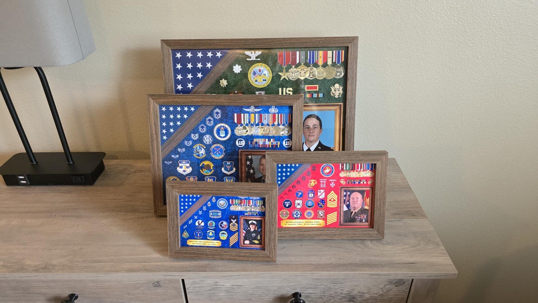 Military Award Photo Frame | Gift | Custom | Retirement | Holiday ...