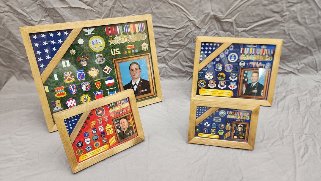 Military Award Photo Frame | Gift | Custom | Retirement | Holiday ...