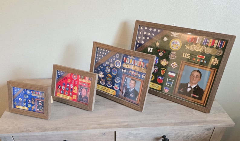 Military Award Photo Frame | Gift | Custom | Retirement | Holiday ...