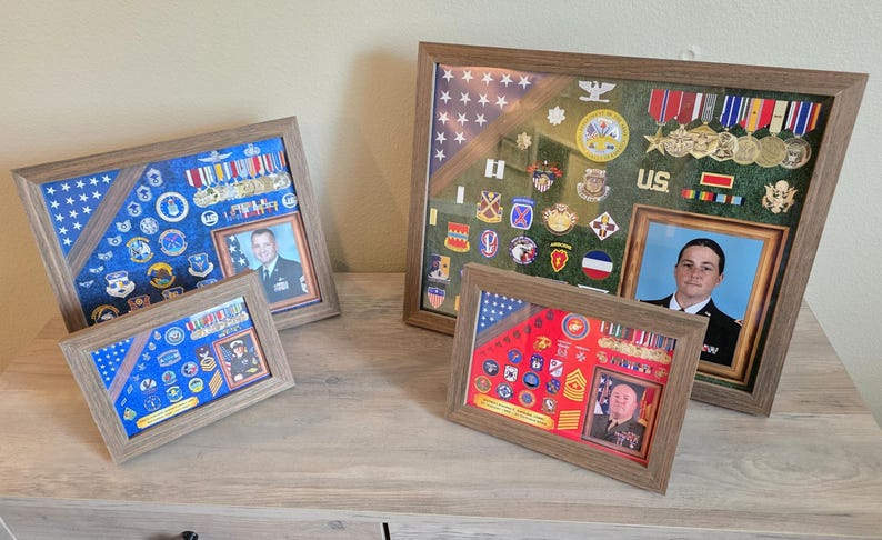 Military Award Photo Frame | Gift | Custom | Retirement | Holiday ...
