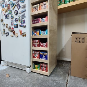 Soda Can Storage Unit - DIY Build Plans (PDF & Sketch-up File) - Etsy ...