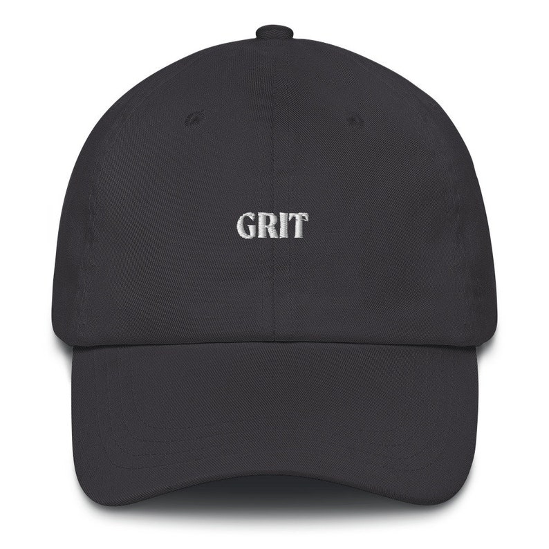 GRIT Inspirational/motivational Dad Baseball HAT Cap - Black - Etsy