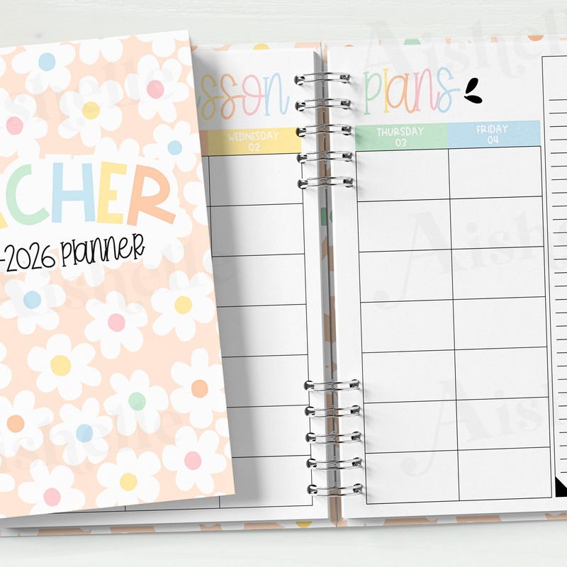 Teacher Planner - Etsy