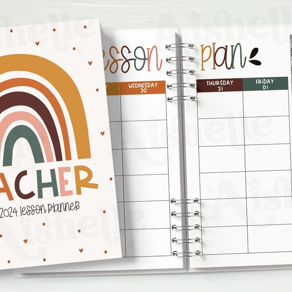 2023 2024 Teacher Planner - Etsy