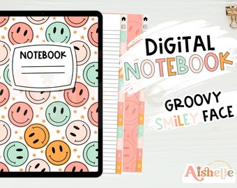 Digital Notebook 12 Hyperlinked Tabs Goodnotes Notability - Etsy