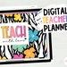 Digital Teacher Planner 2024-2025, Teacher Goodnotes Planner | Boho ...