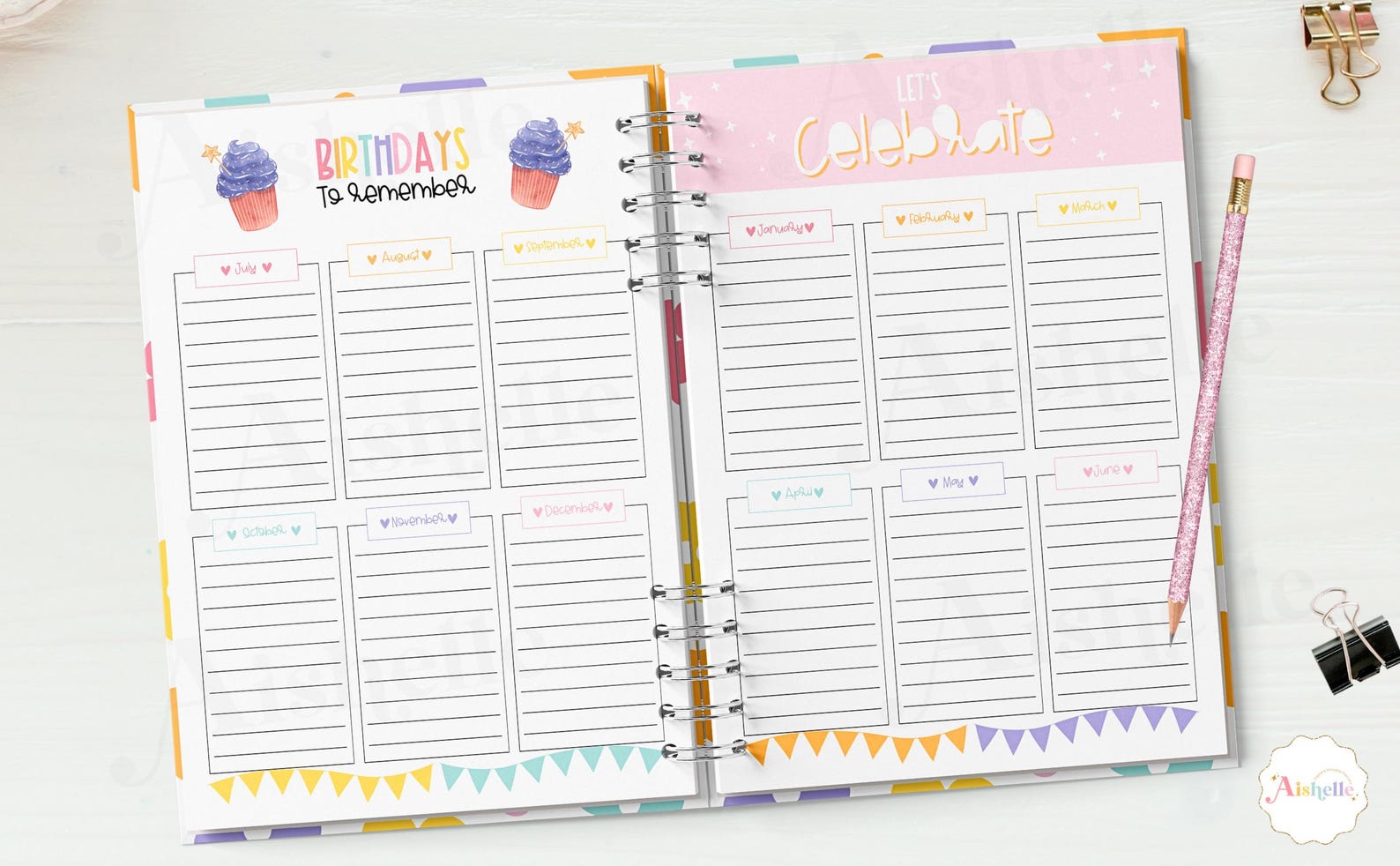 2025-2026 Printable Teacher Planner | Teacher Binder | Bright Floral ...