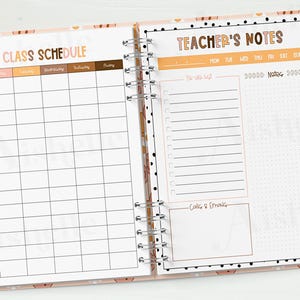 Printable Teacher Planner 2025-2026 | Teacher Binder | With Boho Smiley ...