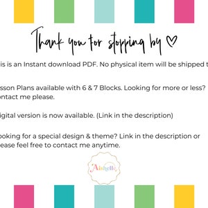 2024-2025 Teacher Planner Printable Teacher Binder Colorful Planner ...