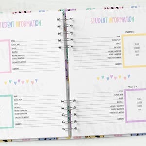 2025-2026 Teacher Planner Printable | Teacher Binder | Pastel Smiley ...