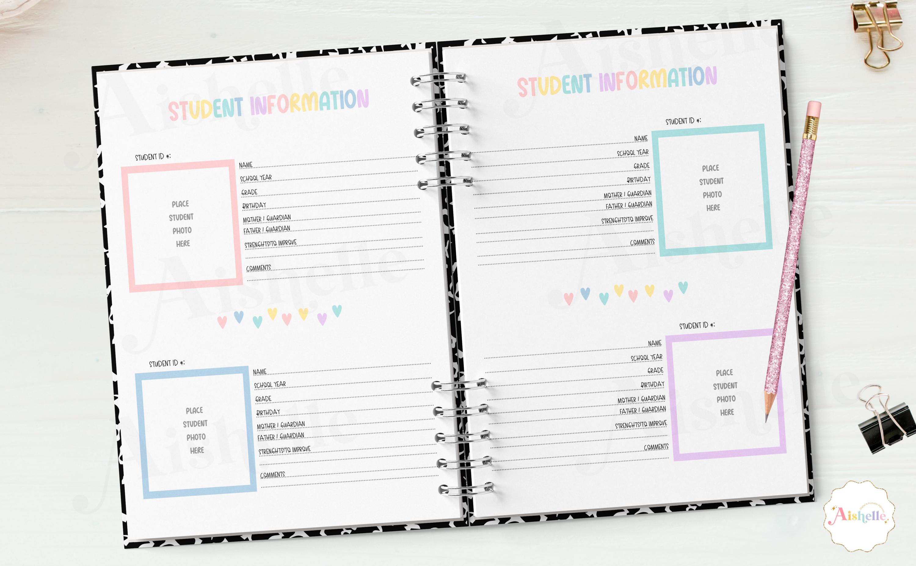 Printable Teacher Planner 2025-2026 | Teacher Binder | Pastel ...