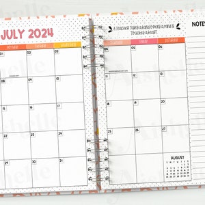 Printable Teacher Planner 2024-2025 | Teacher Binder | Light Daisy ...