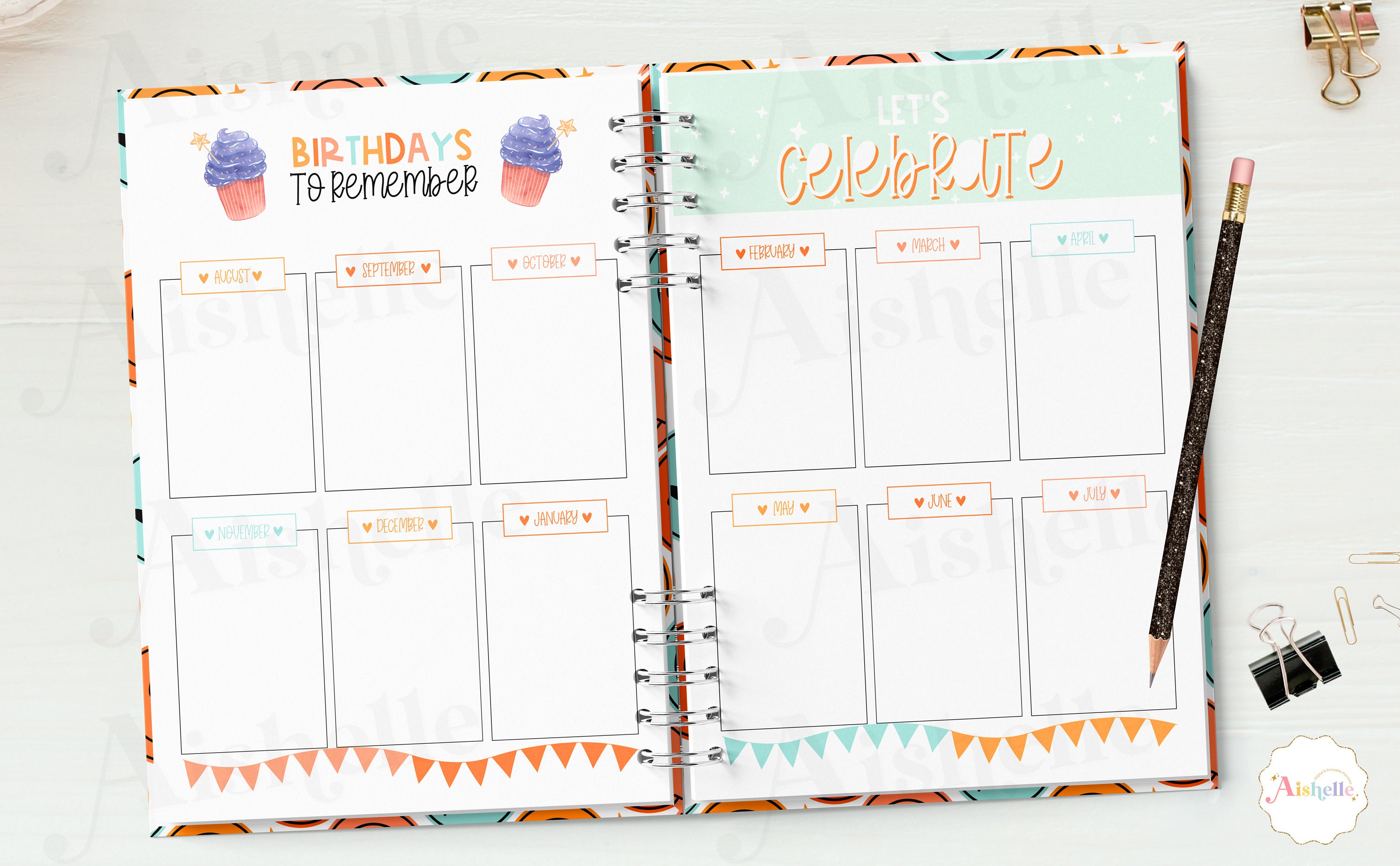 2024-2025 Teacher Planner Printable Teacher Binder Groovy Happy Faces ...