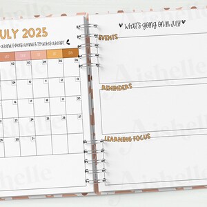 PRINTABLE Teacher Planner 2025-2026 | Teacher Binder | Boho Florals ...