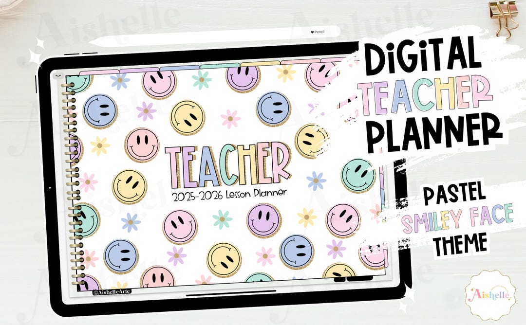 2025-2026 Digital Teacher Planner | Goodnotes Teacher Agenda | With ...