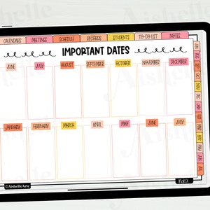 2024-2025 Teacher Digital Planner Teacher Goodnotes Light Daisy Theme ...