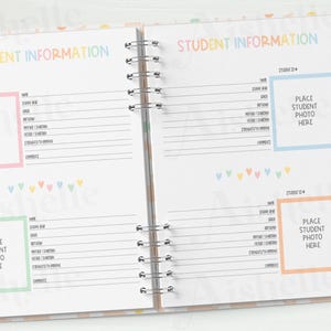 2025-2026 Teacher Planner Printable | Teacher Binder | Pastel Flowers ...