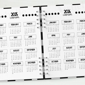 Printable Teacher Planner 2025-2026 | Teacher Binder | Black & White ...