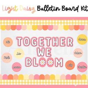 Daisy Classroom Bulletin Board Kit: Back to School Decor (digital ...