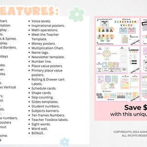 EDITABLE Pastel Classroom Decor Bundle PERSONAL USE - Etsy