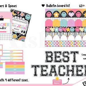 EDITABLE Composition Book Classroom Decor Bundle - PERSONAL USE - Etsy
