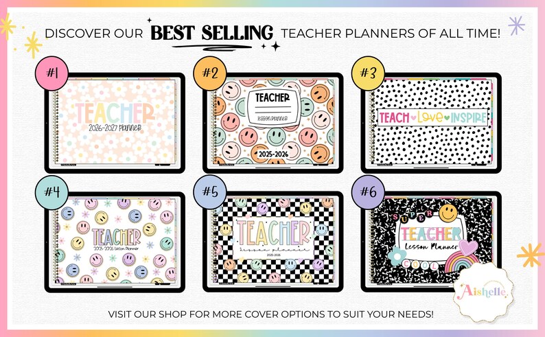 Pastel Smiley Digital Teacher Planner 2026-2027 for Goodnotes ...