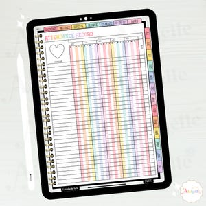 Digital Teacher Planner 2025-2026 | Teacher Goodnotes | With Rainbow ...