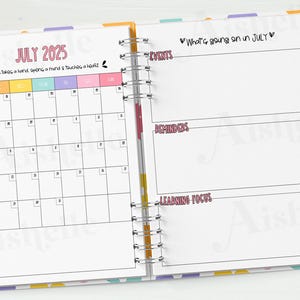 2025-2026 Printable Teacher Planner | Teacher Binder | Bright Floral ...