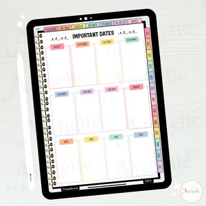Digital Teacher Planner 2025-2026 | Teacher Goodnotes | With Rainbow ...