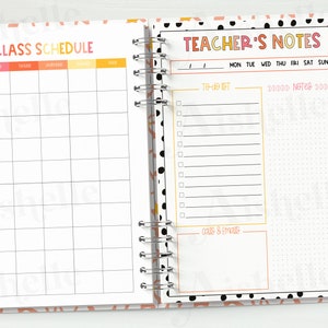 Printable Teacher Planner 2024-2025 | Teacher Binder | Light Daisy ...