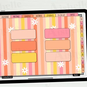 2024-2025 Teacher Digital Planner Teacher Goodnotes Light Daisy Theme ...