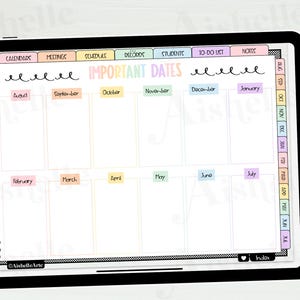 Digital Teacher Planner 2025-2026 | Teacher Goodnotes | With Checkered ...