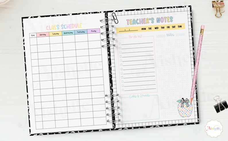 Printable Teacher Planner 2025-2026 | Teacher Binder | Pastel ...