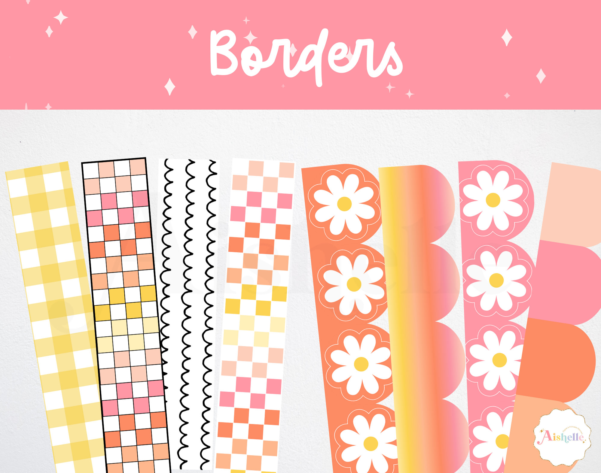 Light Daisy Bulletin Board Kit Back to School Bulletin Board Floral ...