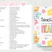 2025-2026 Printable Teacher Planner | Teacher Binder | Bright Floral ...