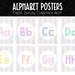 Classroom Alphabet Posters | Pastel Happy Faces Classroom Decor ...