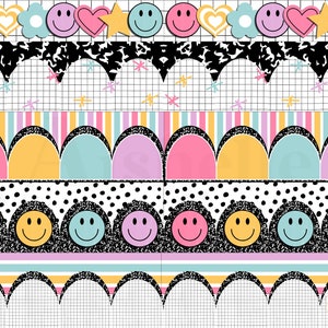 Cute Classroom Bulletin Board Borders | Be Joyful Composition (PDF ...