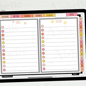 2024-2025 Teacher Digital Planner Teacher Goodnotes Light Daisy Theme ...