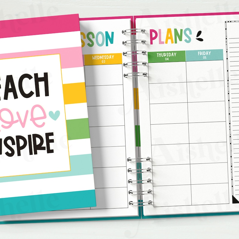 Teacher Planner - Etsy