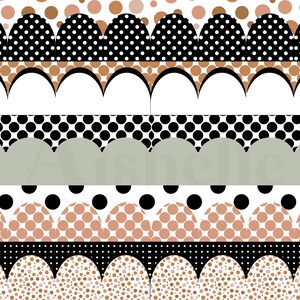 Boho Bulletin Board Borders | Boho Polka Dots Classroom Decor ...