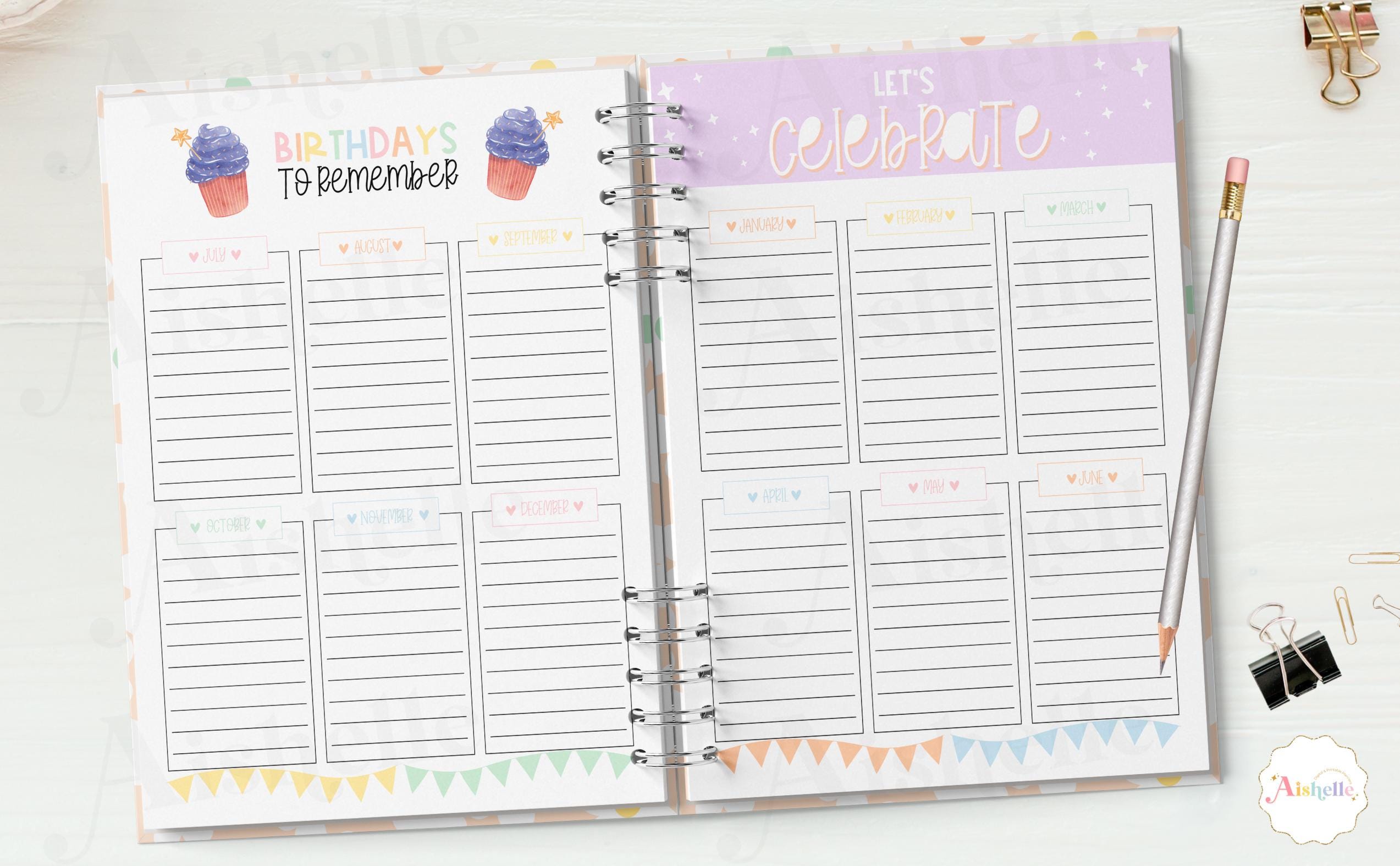 2025-2026 Teacher Planner Printable | Teacher Binder | Pastel Flowers ...