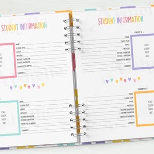 2025-2026 Printable Teacher Planner | Teacher Binder | Bright Floral ...
