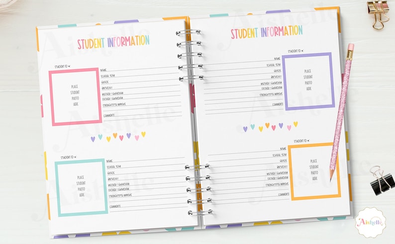2025-2026 Printable Teacher Planner | Teacher Binder | Bright Floral ...