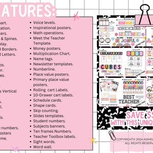 EDITABLE Composition Book Classroom Decor Bundle - PERSONAL USE - Etsy