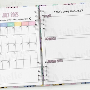 2025-2026 Teacher Planner Printable | Teacher Binder | Pastel Smiley ...